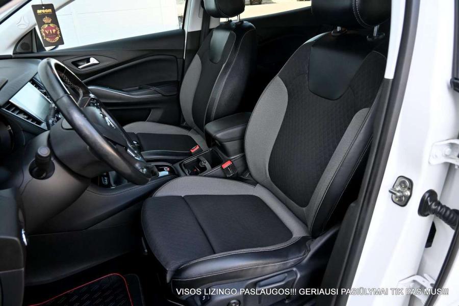White Opel Grandland X 2019 in Kretinga, with an engine capacity of 1.50 L and mileage of 276 thousand km for 10599 €, photo 19 on AUTOMOTO.COM.LV
