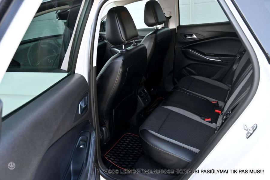 White Opel Grandland X 2019 in Kretinga, with an engine capacity of 1.50 L and mileage of 276 thousand km for 10599 €, photo 25 on AUTOMOTO.COM.LV