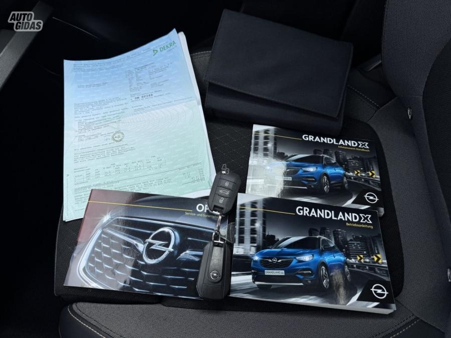 White Opel Grandland X 2021 in Avizieniai, with an engine capacity of 1.50 L and mileage of 120 thousand km for 13990 €, photo 30 on AUTOMOTO.COM.LV