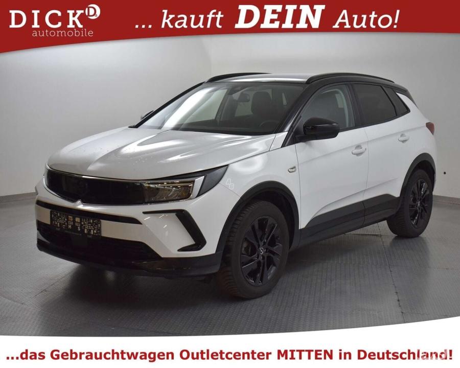 White Opel Grandland X 2023 in Kaunas, with an engine capacity of 1.20 L and mileage of 36 thousand km for 21646 €, photo 4 on AUTOMOTO.COM.LV