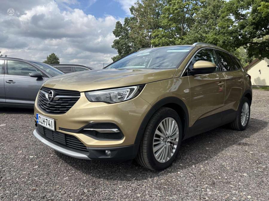 Yellow Opel Grandland X 2018 in Siauliai, with an engine capacity of 1.56 L and mileage of 178 thousand km for 9900 €, photo 1 on AUTOMOTO.COM.LV