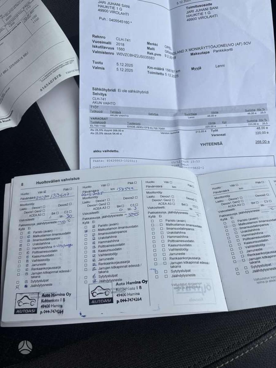 Yellow Opel Grandland X 2018 in Siauliai, with an engine capacity of 1.56 L and mileage of 178 thousand km for 9900 €, photo 30 on AUTOMOTO.COM.LV