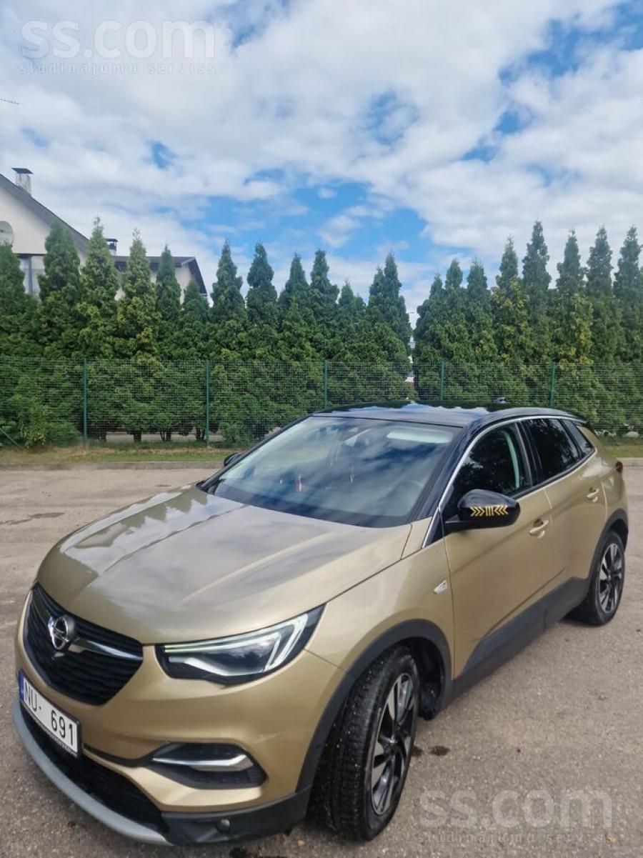 Желтый Опель Grandland X 2018 в Елгава, объемом двигателя 2.00 л и пробегом 228 тыс. км за 12950 €, фото 1 на AUTOMOTO.COM.LV