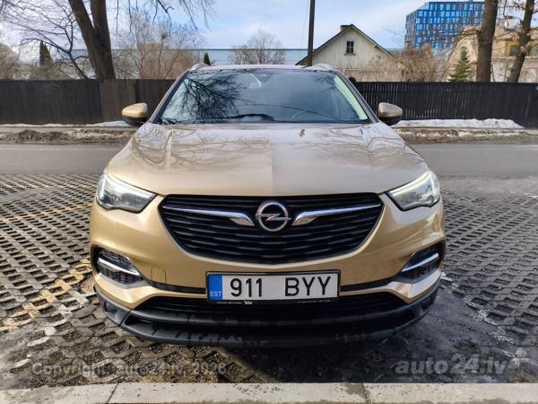 Yellow Opel Grandland X 2018 in Tallinn, with an engine capacity of 1.20 L and mileage of 99 thousand km for 9990 €, photo 3 on AUTOMOTO.COM.LV