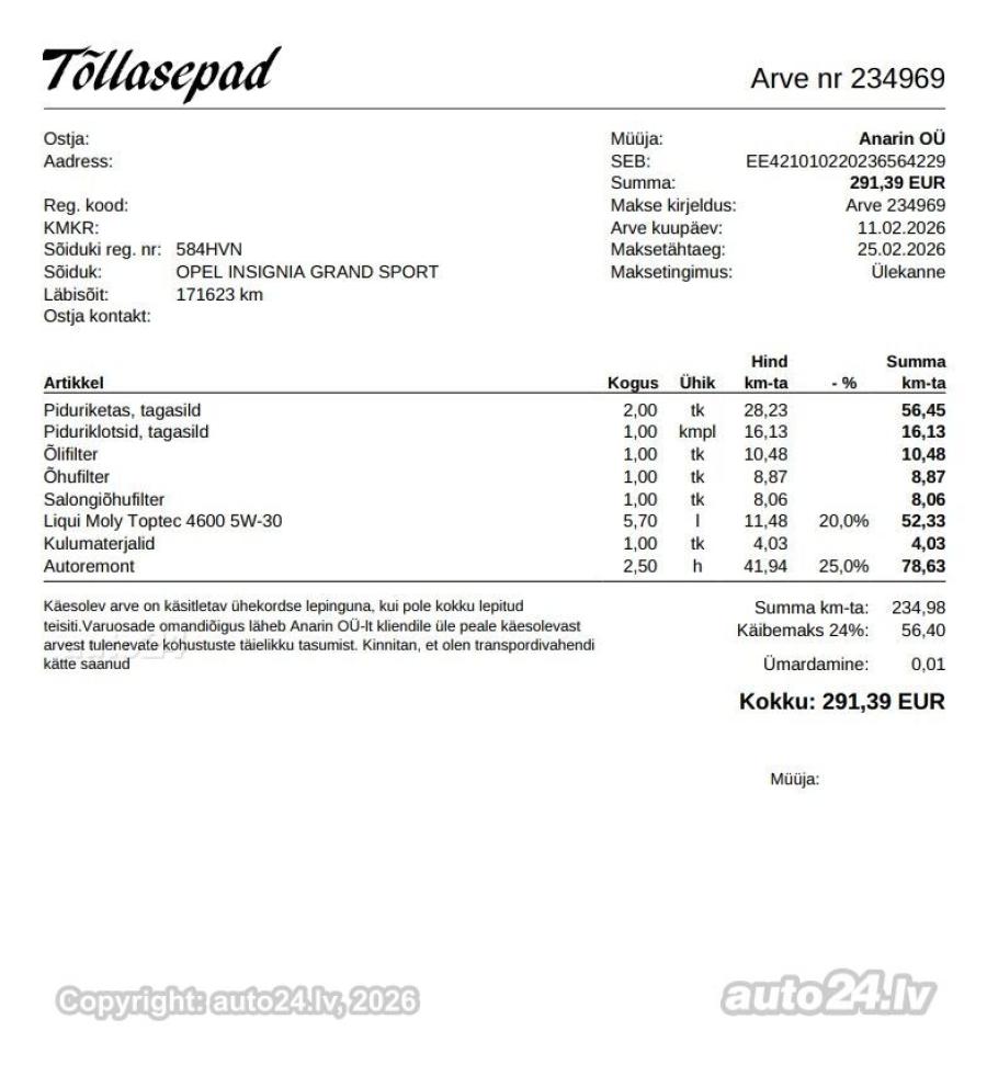 Melns Opel Insignia 2018 Tartu, ar dzinēja tilpumu 2.00 L un nobraukumu 172 tūkst. km par 12700 €, foto 29 vietnē AUTOMOTO.COM.LV