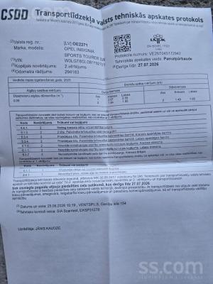 Черный Опель Инсигния 2011 в Вентспилс, объемом двигателя 2.00 л и пробегом 295 тыс. км за 1250 €, фото 4 на AUTOMOTO.COM.LV