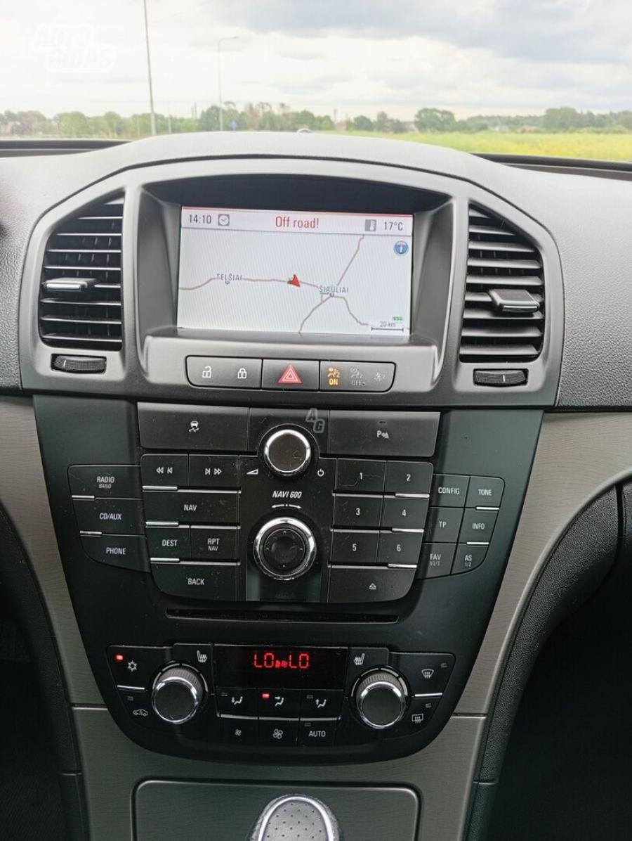 Black Opel Insignia 2013 in Vilnius, with an engine capacity of 2.00 L and mileage of 354 thousand km for 4200 €, photo 25 on AUTOMOTO.COM.LV