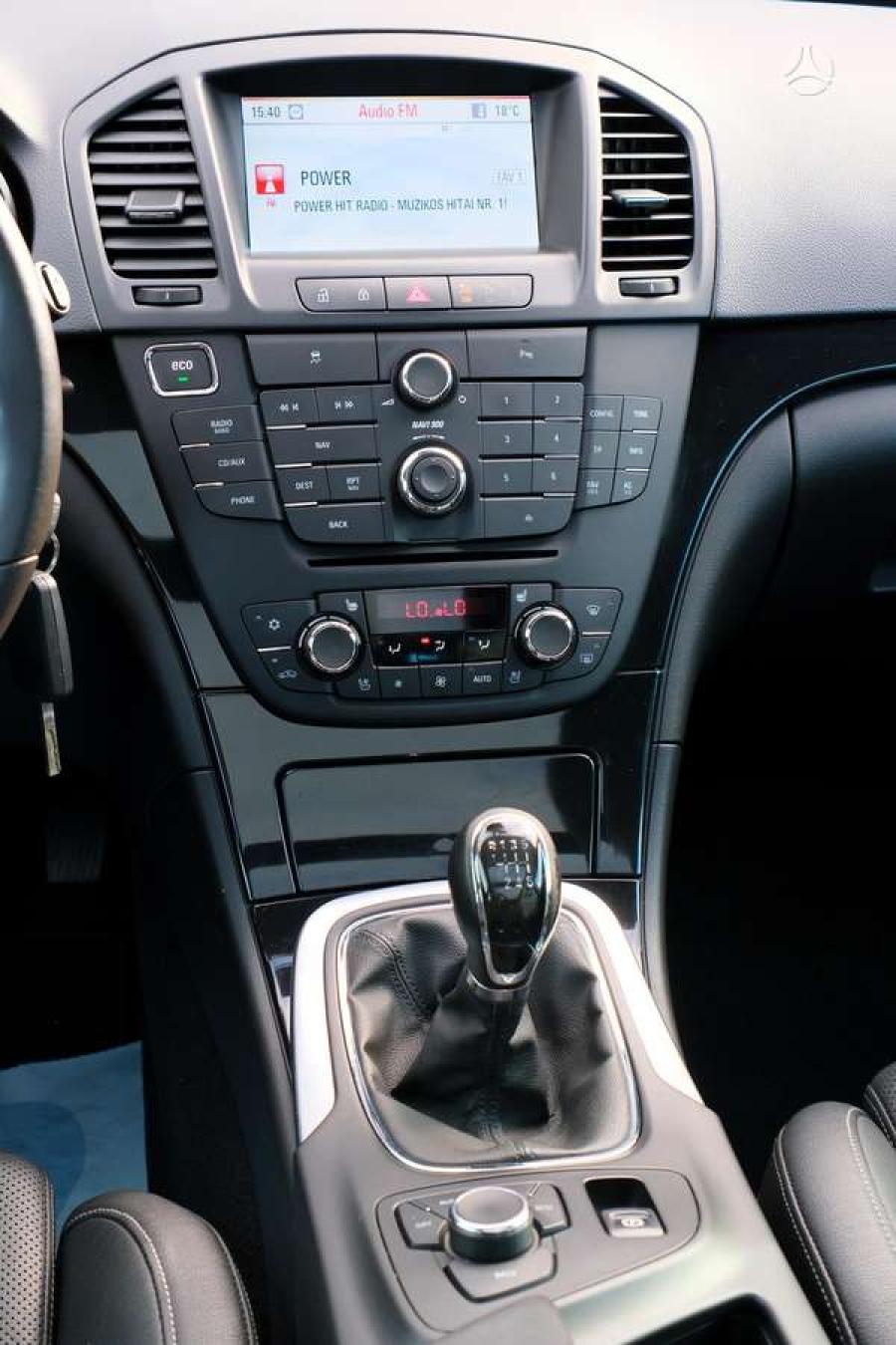 Black Opel Insignia 2013 in Kaunas, with an engine capacity of 2.00 L and mileage of 253 thousand km for 4500 €, photo 20 on AUTOMOTO.COM.LV