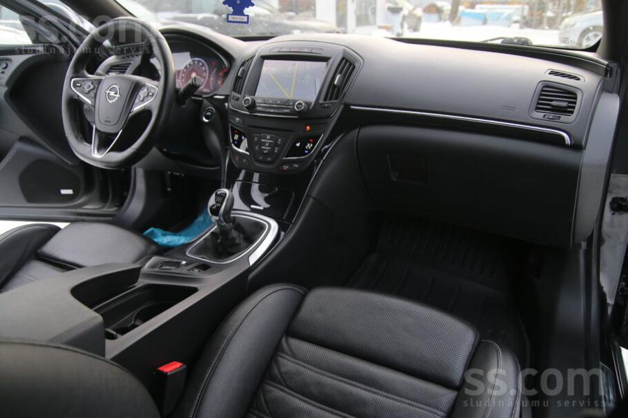 Black Opel Insignia 2014 in Riga, with an engine capacity of 2.00 L and mileage of 0 thousand km for 5490 €, photo 15 on AUTOMOTO.COM.LV