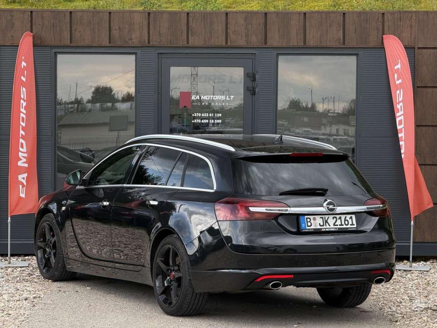 Black Opel Insignia 2014 in Vilnius, with an engine capacity of 1.96 L and mileage of 189 thousand km for 7000 €, photo 8 on AUTOMOTO.COM.LV