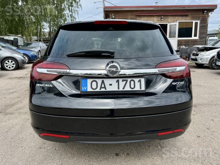 Black Opel Insignia 2015 in Riga, with an engine capacity of 2.00 L and mileage of 0 thousand km for 6750 €, photo 6 on AUTOMOTO.COM.LV