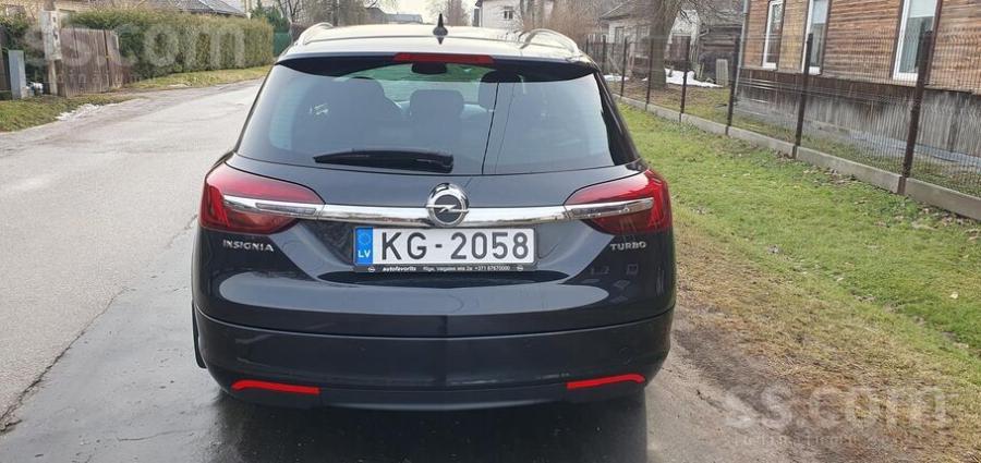 Black Opel Insignia 2015 in Jelgava, with an engine capacity of 1.60 L and mileage of 178 thousand km for 6000 €, photo 7 on AUTOMOTO.COM.LV