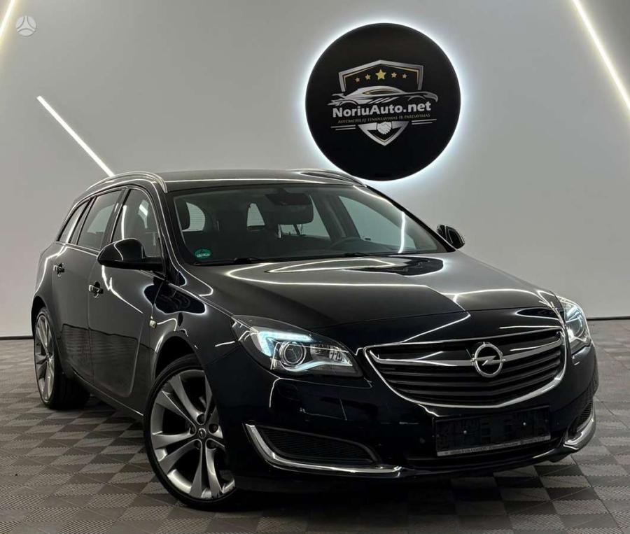 Black Opel Insignia 2015 in Marijampole, with an engine capacity of 1.60 L and mileage of 126 thousand km for 6450 €, photo 1 on AUTOMOTO.COM.LV