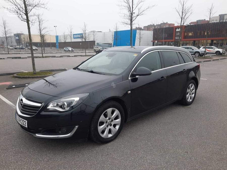 Black Opel Insignia 2016 in Kretinga, with an engine capacity of 1.60 L and mileage of 190 thousand km for 6990 €, photo 6 on AUTOMOTO.COM.LV