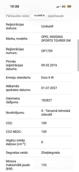 Melns Opel Insignia 2016 Rīga, ar dzinēja tilpumu 1.60 L un nobraukumu 182 tūkst. km par 5500 €, foto 35 vietnē AUTOMOTO.COM.LV