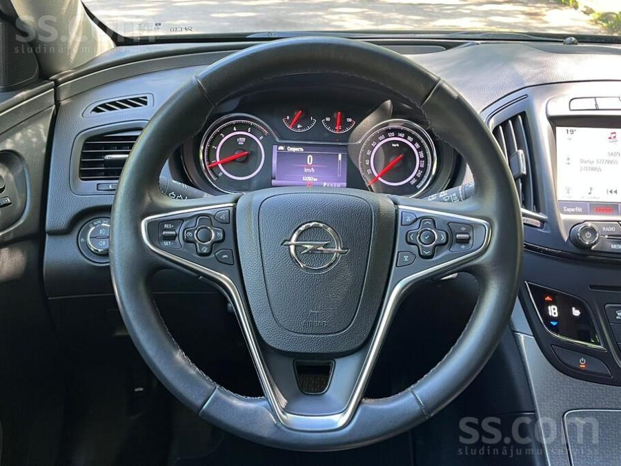 Black Opel Insignia 2016 in Riga, with an engine capacity of 1.60 L and mileage of 0 thousand km for 12899 €, photo 13 on AUTOMOTO.COM.LV