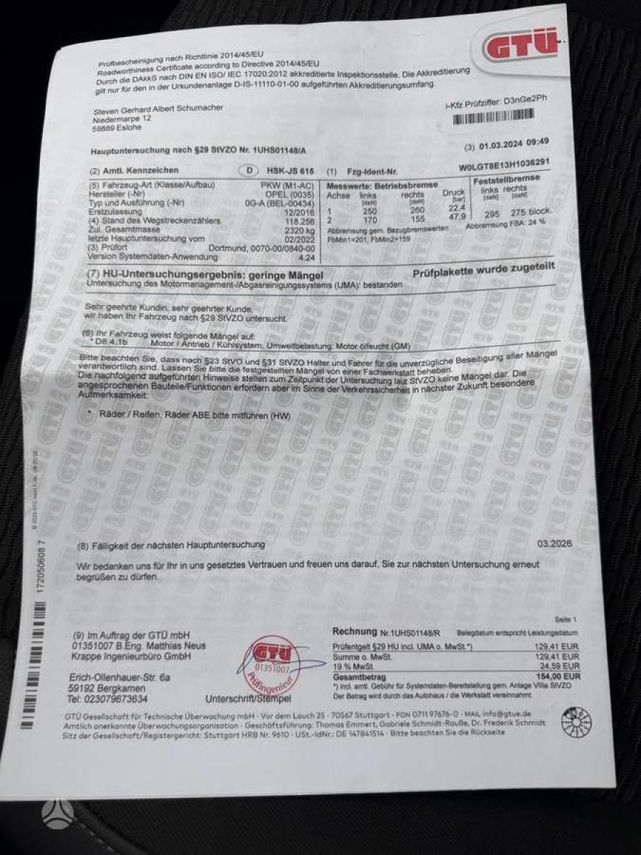 Черный Опель Инсигния 2016 в Вильнюс, объемом двигателя 2.00 л и пробегом 200 тыс. км за 5777 €, фото 36 на AUTOMOTO.COM.LV