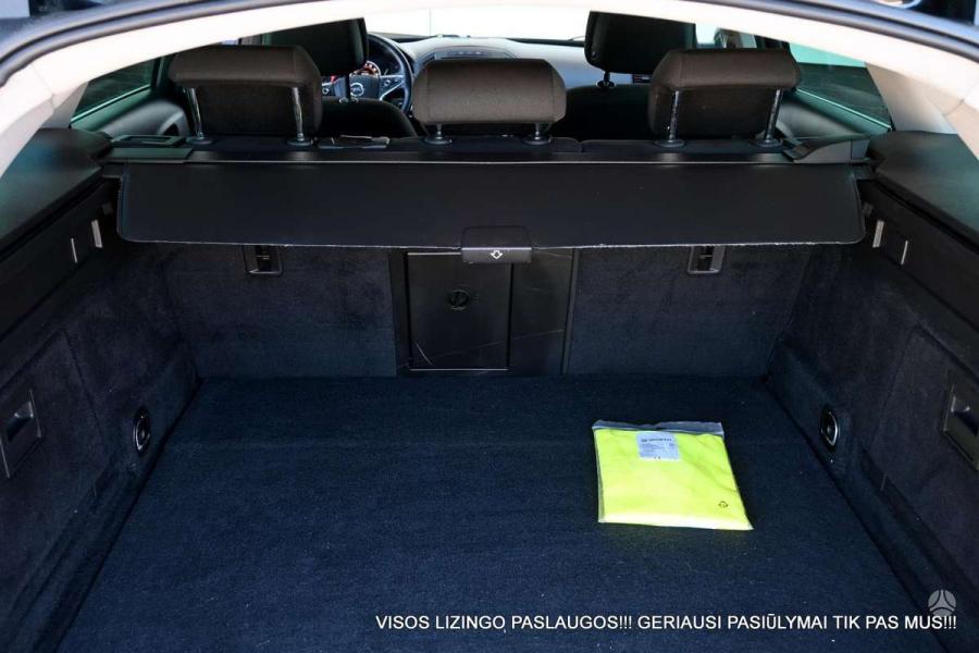 Black Opel Insignia 2017 in Kretinga, with an engine capacity of 1.96 L and mileage of 232 thousand km for 5599 €, photo 13 on AUTOMOTO.COM.LV