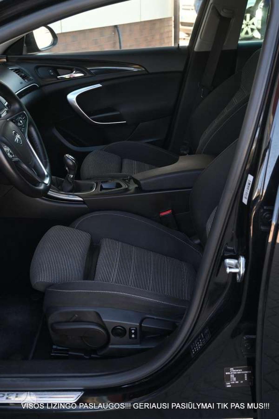 Black Opel Insignia 2017 in Kretinga, with an engine capacity of 1.96 L and mileage of 232 thousand km for 5599 €, photo 17 on AUTOMOTO.COM.LV
