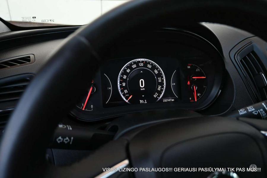 Black Opel Insignia 2017 in Kretinga, with an engine capacity of 1.96 L and mileage of 232 thousand km for 5599 €, photo 31 on AUTOMOTO.COM.LV