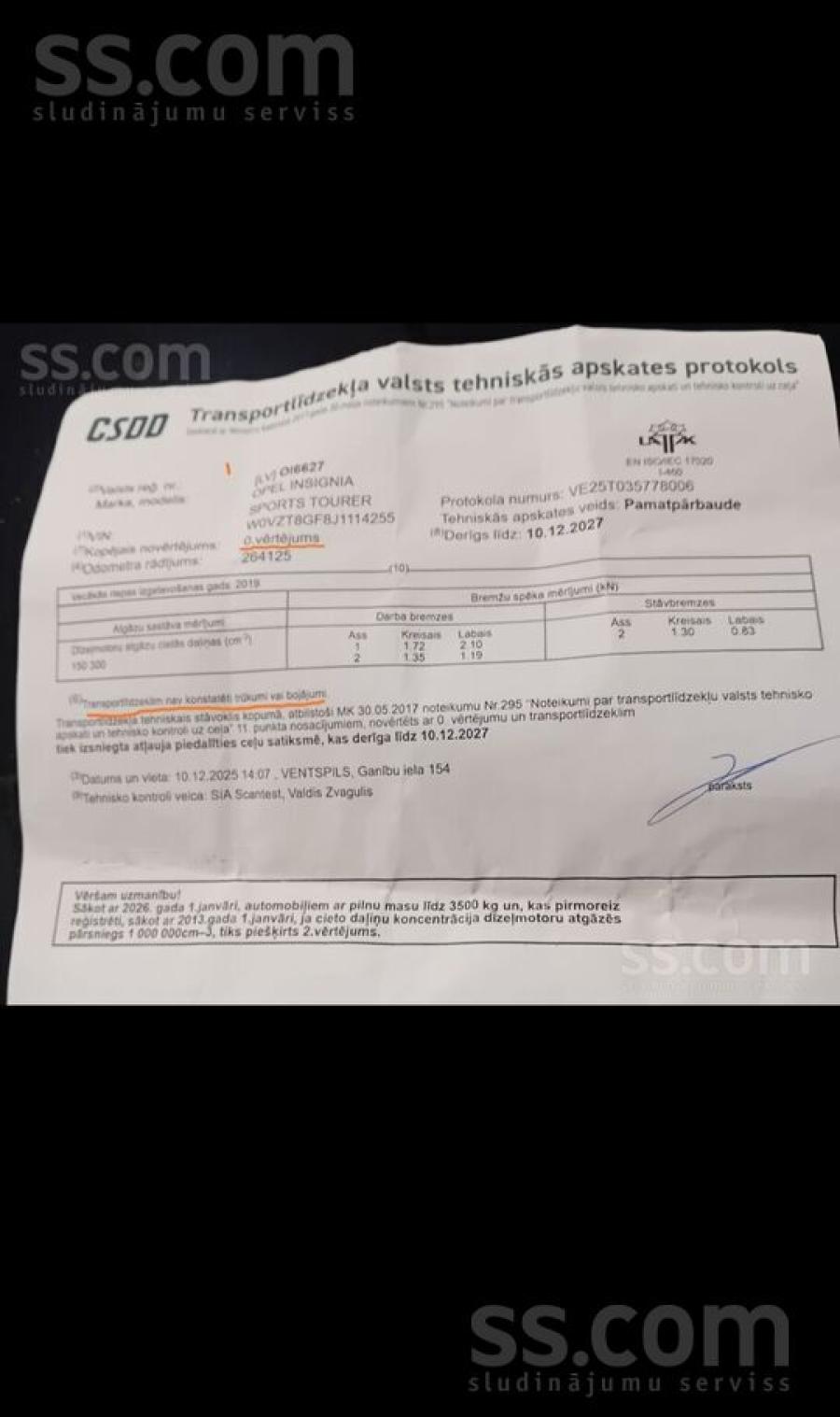 Melns Opel Insignia 2018 Ventspils, ar dzinēja tilpumu 1.60 L un nobraukumu 264 tūkst. km par 6000 €, foto 19 vietnē AUTOMOTO.COM.LV