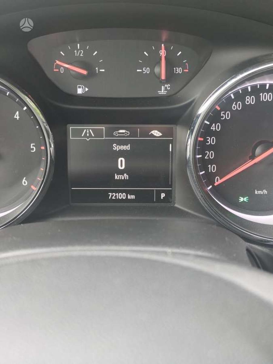 Blue Opel Insignia 2019 in Panevezys, with an engine capacity of 1.60 L and mileage of 72 thousand km for 9900 €, photo 10 on AUTOMOTO.COM.LV
