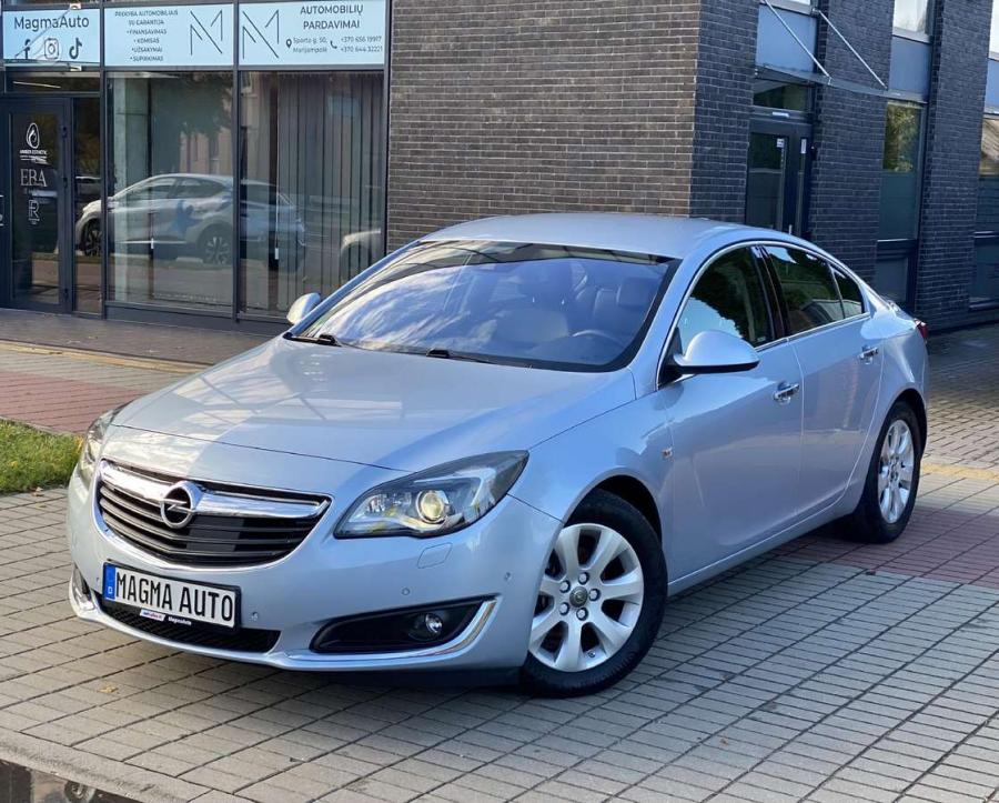 Blue Opel Insignia 2015 in Marijampole, with an engine capacity of 1.96 L and mileage of 156 thousand km for 7850 €, photo 2 on AUTOMOTO.COM.LV
