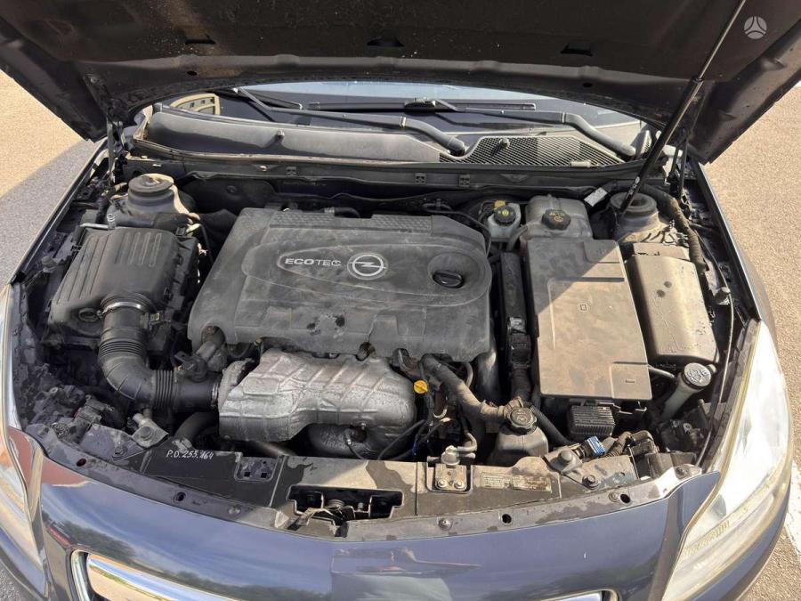 Blue Opel Insignia 2009 in Vilnius, with an engine capacity of 1.96 L and mileage of 269 thousand km for 3350 €, photo 24 on AUTOMOTO.COM.LV