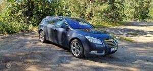 Zils Opel Insignia 2009 Molėtai, ar dzinēja tilpumu 1.96 L un nobraukumu 204 tūkst. km par 2100 €, foto  vietnē AUTOMOTO.COM.LV