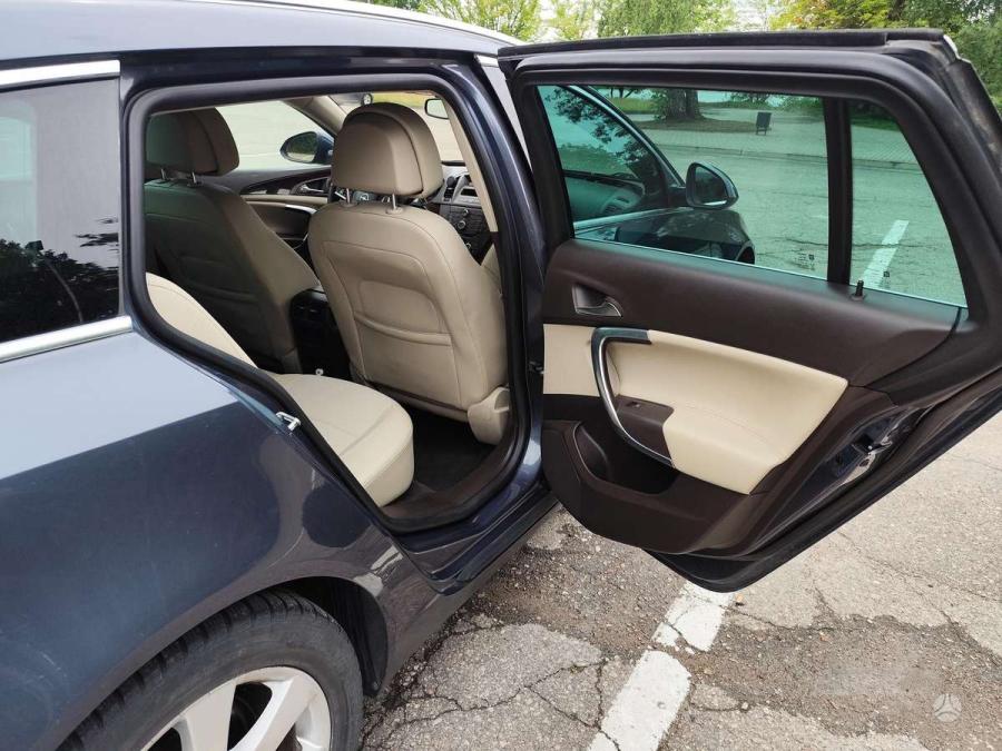 Zils Opel Insignia 2011 Radviliškis, ar dzinēja tilpumu 1.96 L un nobraukumu 276 tūkst. km par 3200 €, foto 11 vietnē AUTOMOTO.COM.LV
