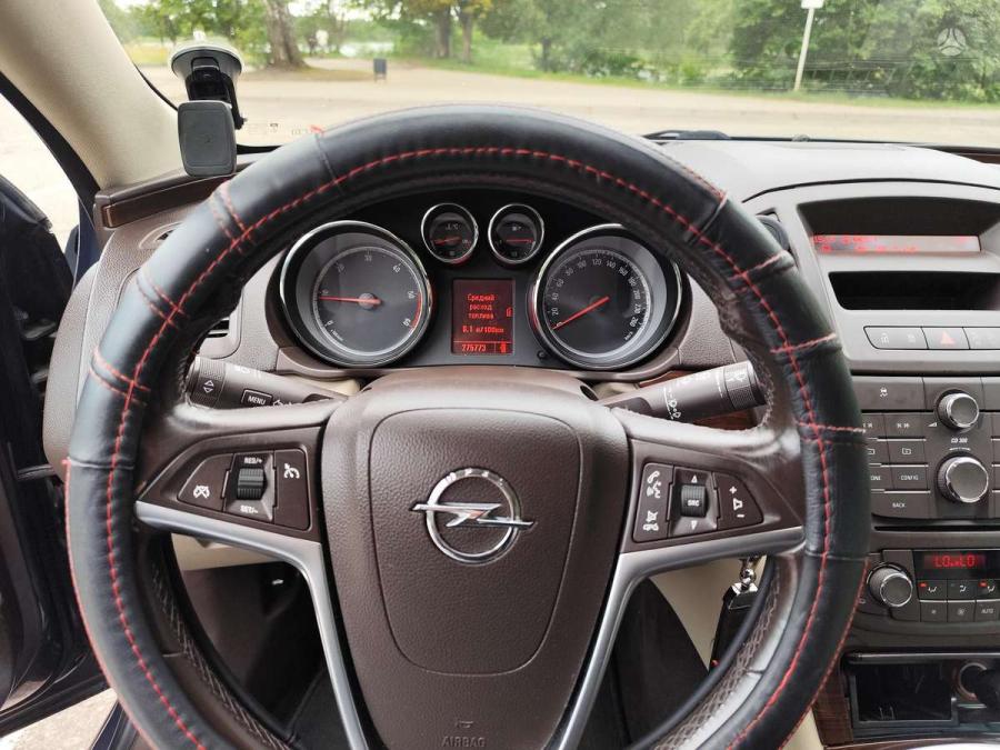 Zils Opel Insignia 2011 Radviliškis, ar dzinēja tilpumu 1.96 L un nobraukumu 276 tūkst. km par 3200 €, foto 17 vietnē AUTOMOTO.COM.LV