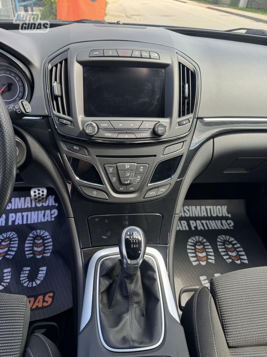 Blue Opel Insignia 2013 in Kaunas, with an engine capacity of 2.00 L and mileage of 261 thousand km for 4499 €, photo 12 on AUTOMOTO.COM.LV