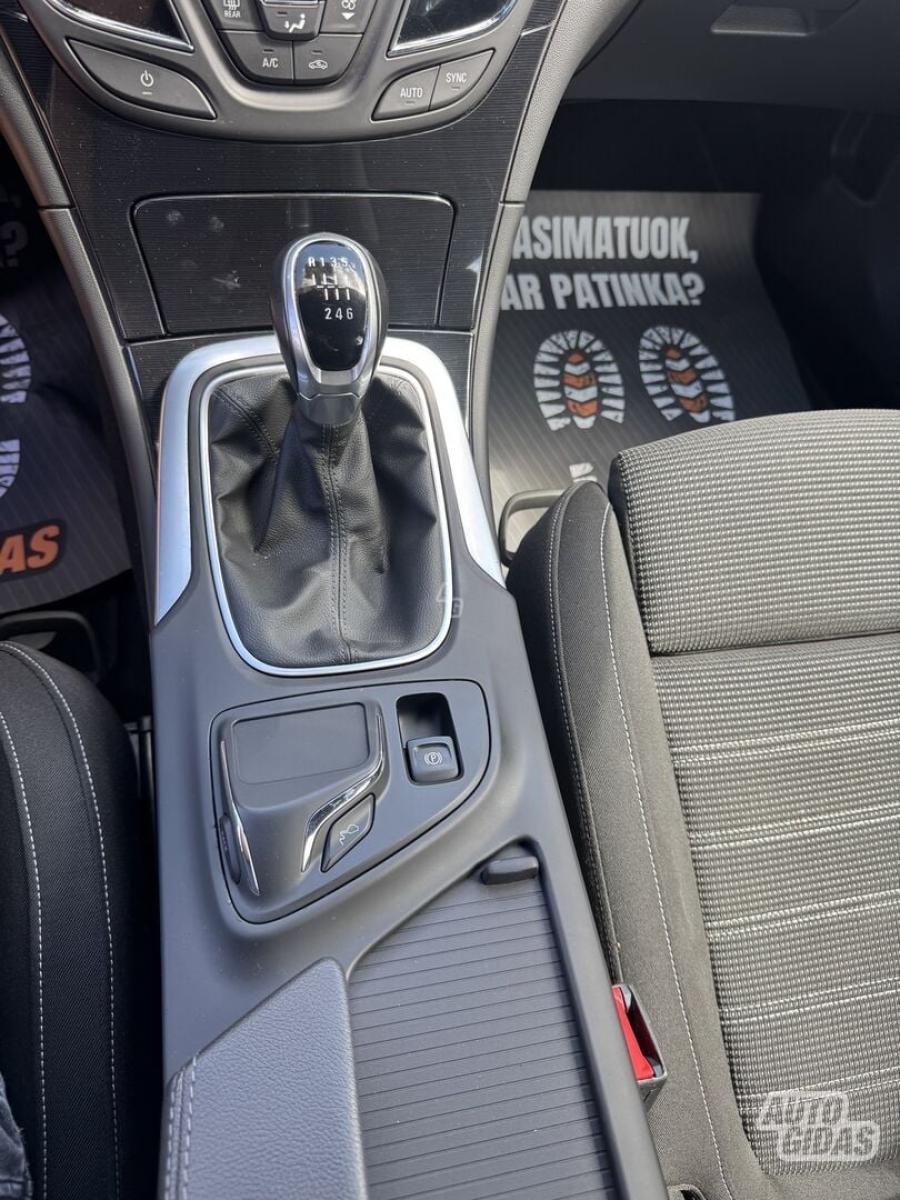 Blue Opel Insignia 2013 in Kaunas, with an engine capacity of 2.00 L and mileage of 261 thousand km for 4499 €, photo 13 on AUTOMOTO.COM.LV