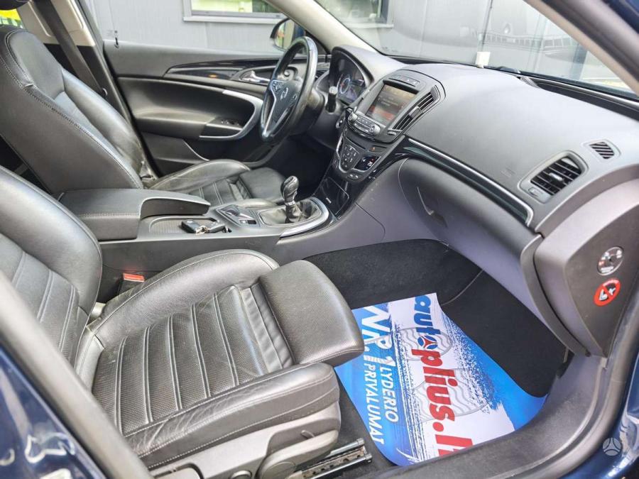 Zils Opel Insignia 2014 Šauļi, ar dzinēja tilpumu 1.96 L un nobraukumu 293 tūkst. km par 5500 €, foto 15 vietnē AUTOMOTO.COM.LV