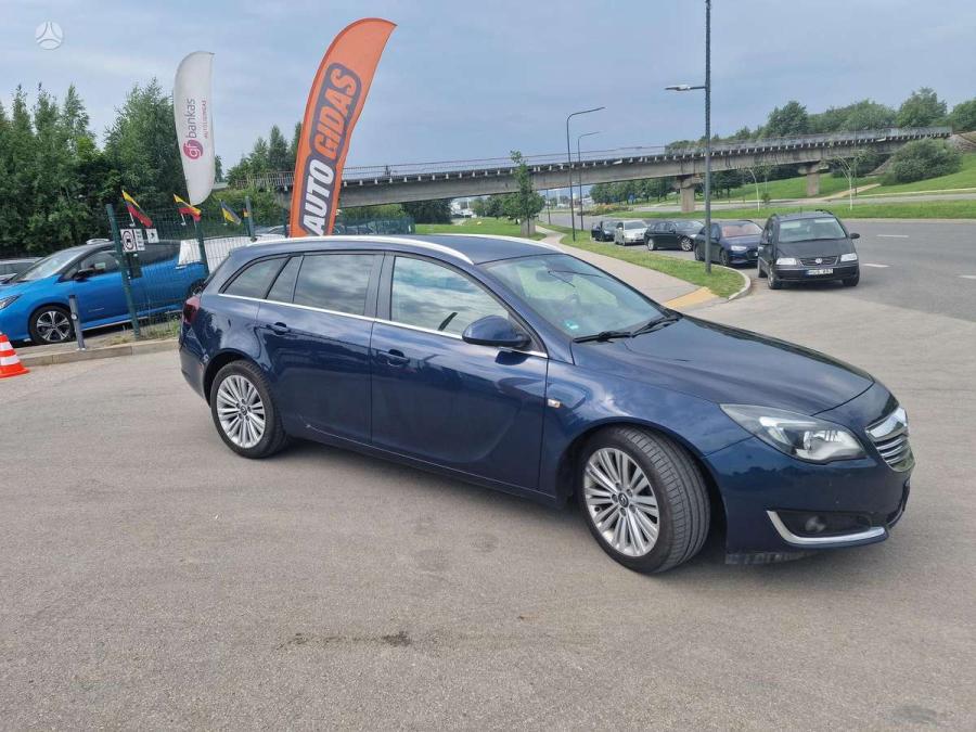 Zils Opel Insignia 2014 Kauņa, ar dzinēja tilpumu 1.96 L un nobraukumu 297 tūkst. km par 5300 €, foto 6 vietnē AUTOMOTO.COM.LV