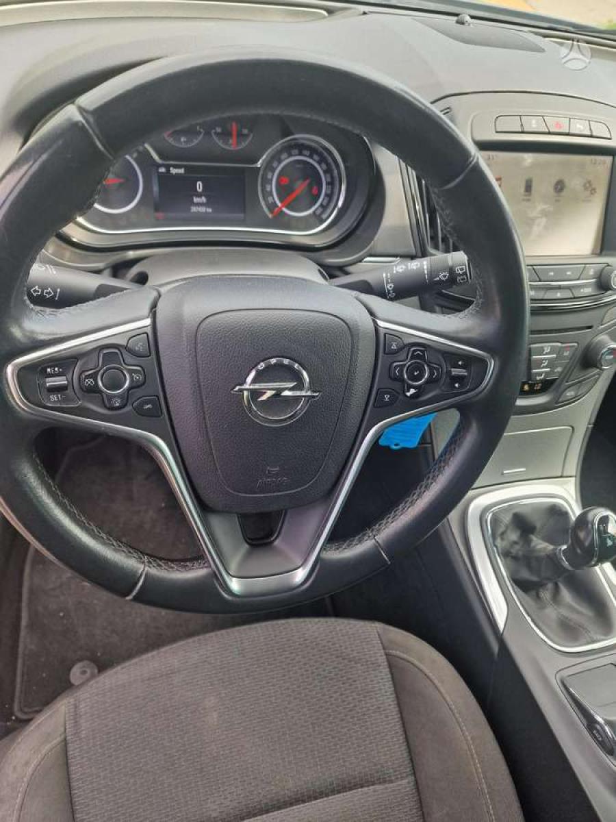 Zils Opel Insignia 2014 Kauņa, ar dzinēja tilpumu 1.96 L un nobraukumu 297 tūkst. km par 5300 €, foto 15 vietnē AUTOMOTO.COM.LV