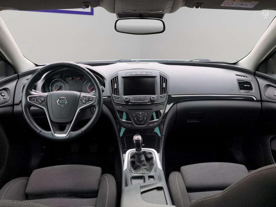 Blue Opel Insignia 2014 in Vilnius, with an engine capacity of 2.00 L and mileage of 213 thousand km for 5999 €, photo 14 on AUTOMOTO.COM.LV