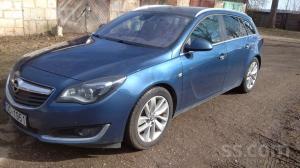 Zils Opel Insignia 2015 Jēkabpils, ar dzinēja tilpumu 2.00 L un nobraukumu 273 tūkst. km par 6500 €, foto  vietnē AUTOMOTO.COM.LV