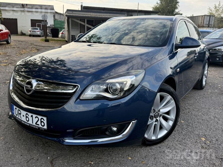 Blue Opel Insignia 2016 in Riga, with an engine capacity of 2.00 L and mileage of 0 thousand km for 6990 €, photo 1 on AUTOMOTO.COM.LV