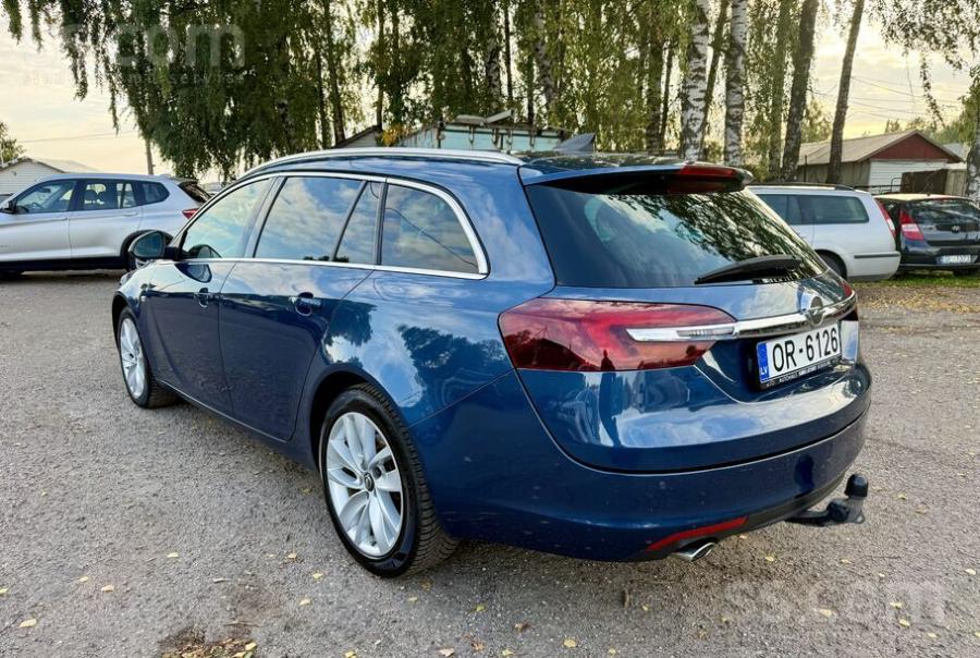 Blue Opel Insignia 2016 in Riga, with an engine capacity of 2.00 L and mileage of 0 thousand km for 6990 €, photo 8 on AUTOMOTO.COM.LV