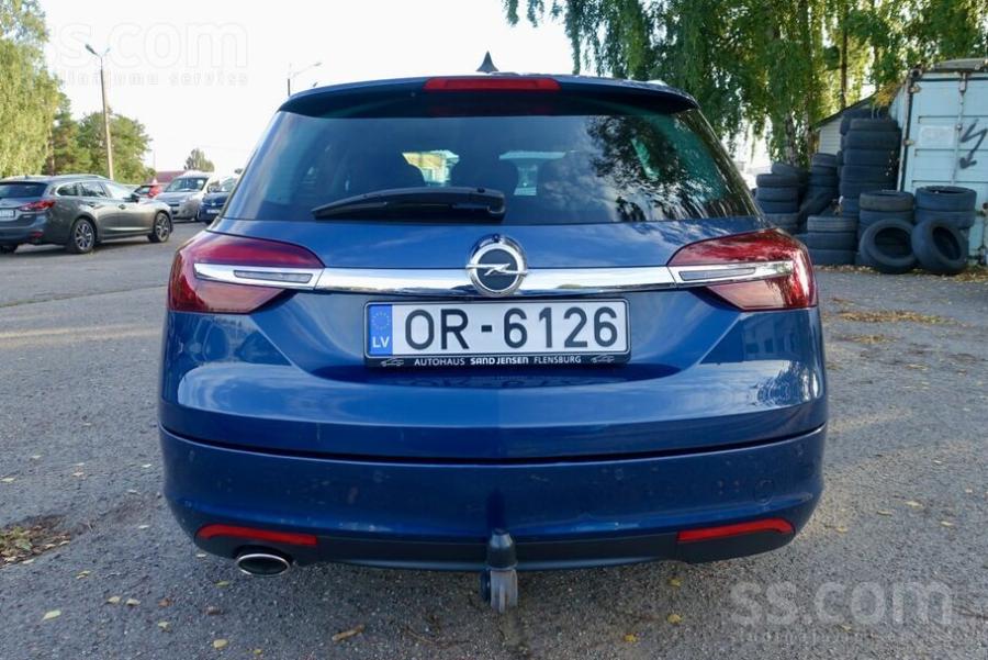 Blue Opel Insignia 2016 in Riga, with an engine capacity of 2.00 L and mileage of 0 thousand km for 6990 €, photo 9 on AUTOMOTO.COM.LV