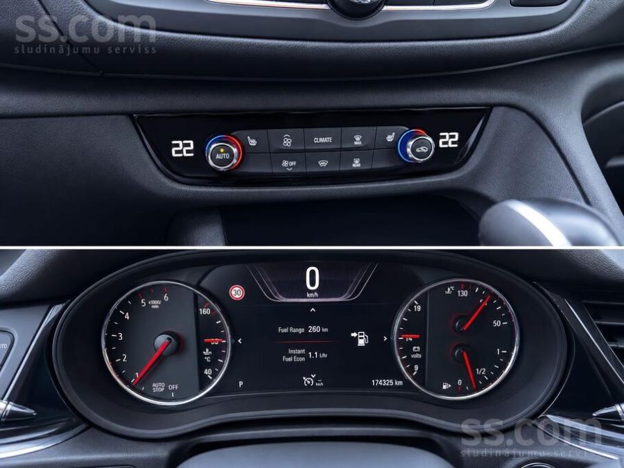 Blue Opel Insignia 2018 in Riga, with an engine capacity of 2.00 L and mileage of 174 thousand km for 7200 €, photo 13 on AUTOMOTO.COM.LV