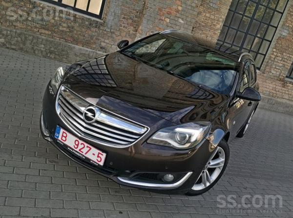 Brown Opel Insignia 2014 in Riga, with an engine capacity of 2.00 L and mileage of 0 thousand km for 4690 €, photo 1 on AUTOMOTO.COM.LV