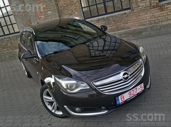 Brown Opel Insignia 2014 in Riga, with an engine capacity of 2.00 L and mileage of 0 thousand km for 4690 €, photo 4 on AUTOMOTO.COM.LV