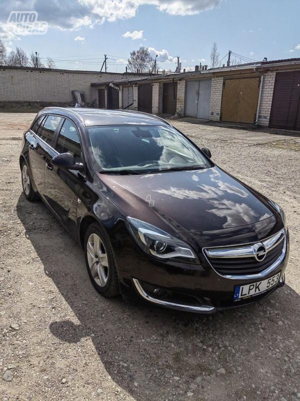 Brūns Opel Insignia 2016 Kelmė, ar dzinēja tilpumu 1.60 L un nobraukumu 108 tūkst. km par 7300 €, foto 1 vietnē AUTOMOTO.COM.LV