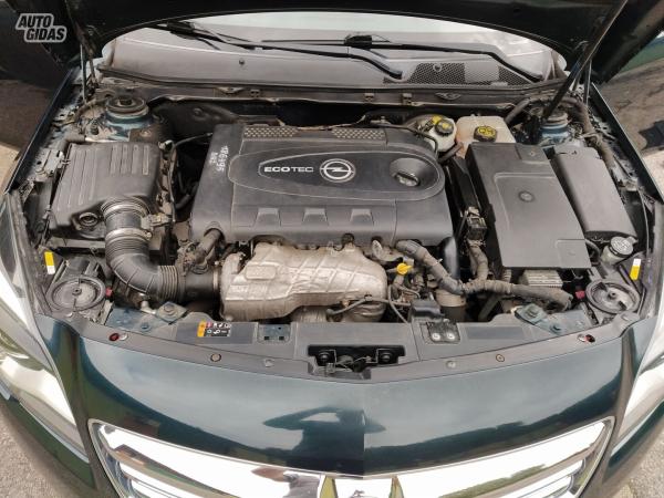 Green Opel Insignia 2013 in Klaipeda, with an engine capacity of 2.00 L and mileage of 215 thousand km for 5900 €, photo 10 on AUTOMOTO.COM.LV