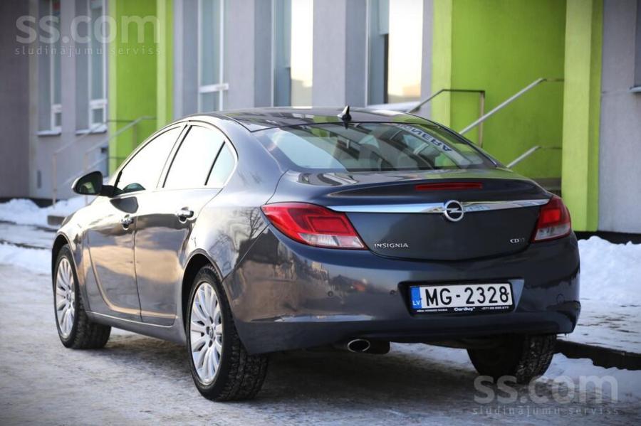 Pelēks Opel Insignia 2009 Rīga, ar dzinēja tilpumu 2.00 L un nobraukumu 330 tūkst. km par 2995 €, foto 6 vietnē AUTOMOTO.COM.LV