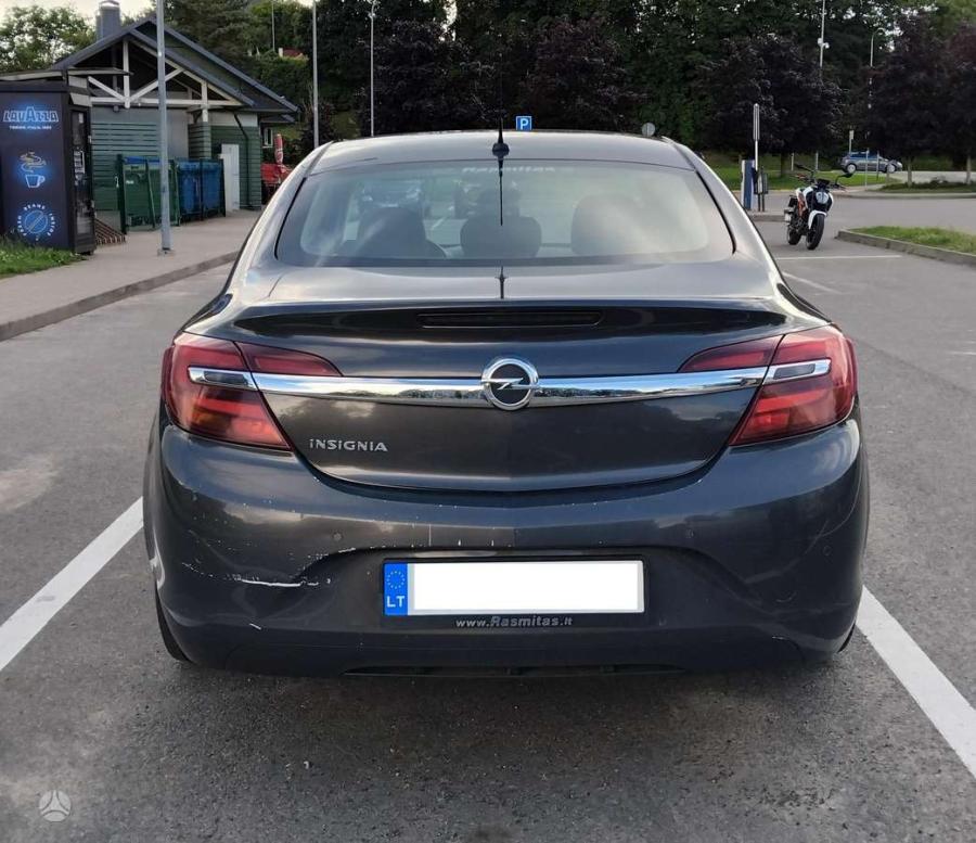 Pelēks Opel Insignia 2015 Viļņa, ar dzinēja tilpumu 1.36 L un nobraukumu 168 tūkst. km par 5500 €, foto 5 vietnē AUTOMOTO.COM.LV
