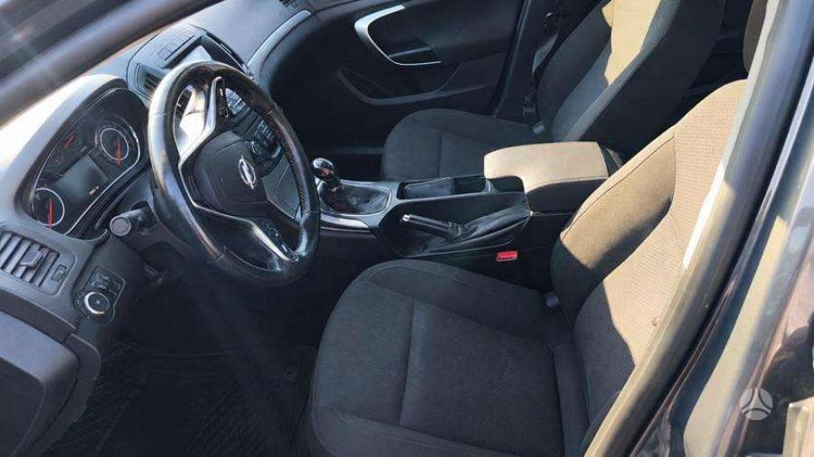 Pelēks Opel Insignia 2015 Viļņa, ar dzinēja tilpumu 1.36 L un nobraukumu 168 tūkst. km par 5500 €, foto 6 vietnē AUTOMOTO.COM.LV