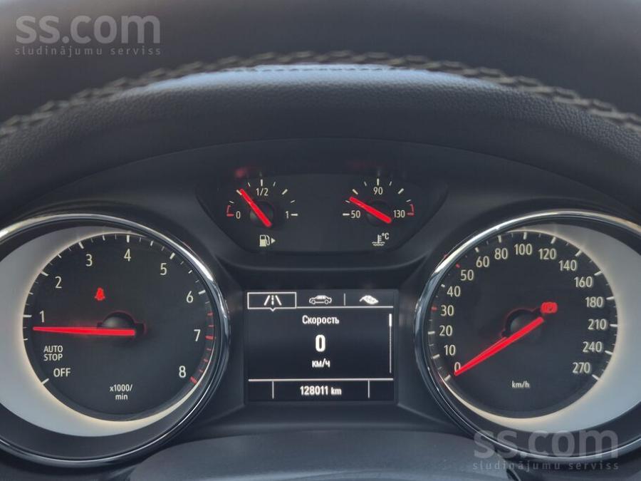 Grey Opel Insignia 2017 in Riga, with an engine capacity of 1.50 L and mileage of 128 thousand km for 11490 €, photo 19 on AUTOMOTO.COM.LV